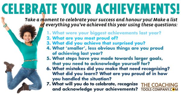 7 Coaching Questions to Celebrate YOUR Achievements! Infographic | The ...