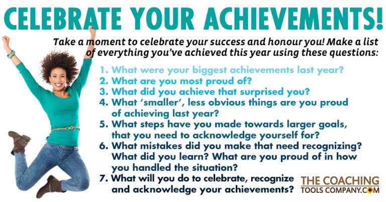 7 Coaching Questions to Celebrate YOUR Achievements! Infographic | The ...