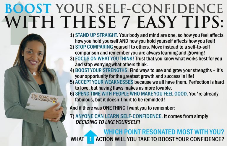 Boost Self-Confidence with These 7 Easy Tips (Infographic)| The ...