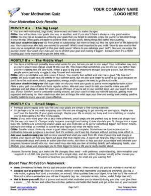 Our Simple Motivation Quiz Tool - Explained! | The Launchpad - The ...