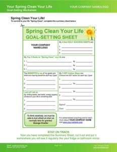 Spring Clean Your Life Toolkit! | Coaching Tools from The Coaching ...