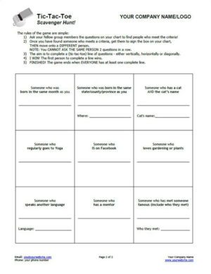 Tic-Tac-Toe Icebreaker Exercise | Coaching Tools from The Coaching ...