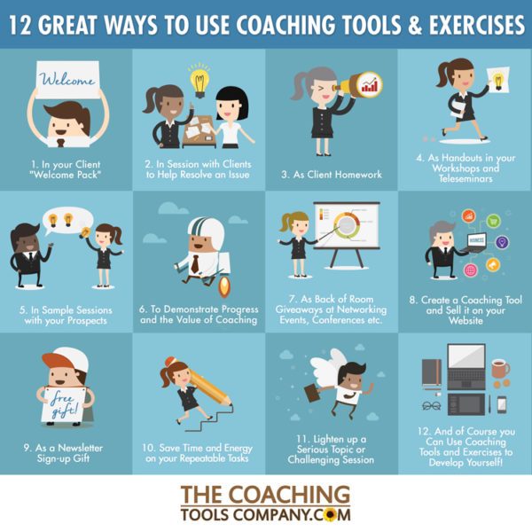 12 Great Ways to Use Coaching Tools & Exercises (Infographic) | The ...