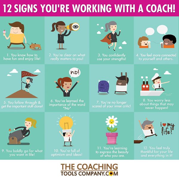 12 Inspiring Signs You're Working With a Coach! (INFOGRAPHIC) | The ...