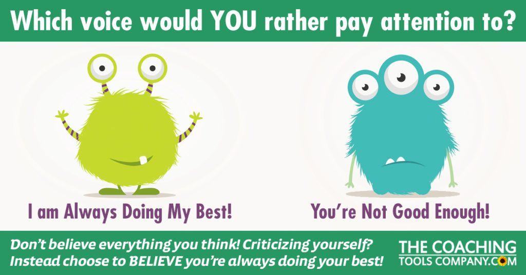 Fun Inner Critic GRAPHIC & How to Choose a More Positive Belief! | The ...