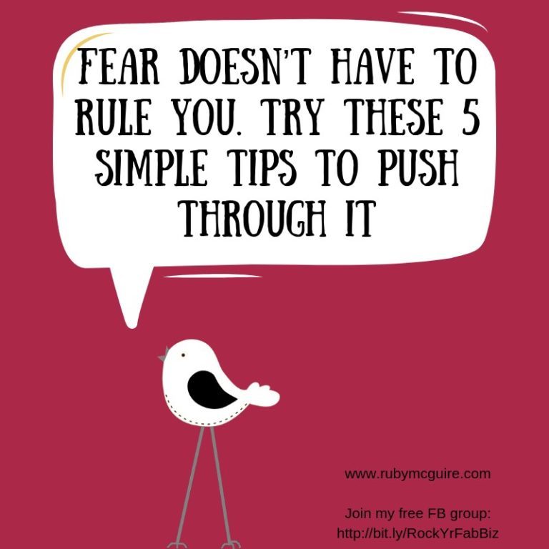 5 Ways to Breakthrough Fear in Your Coaching Business! | By Ruby ...