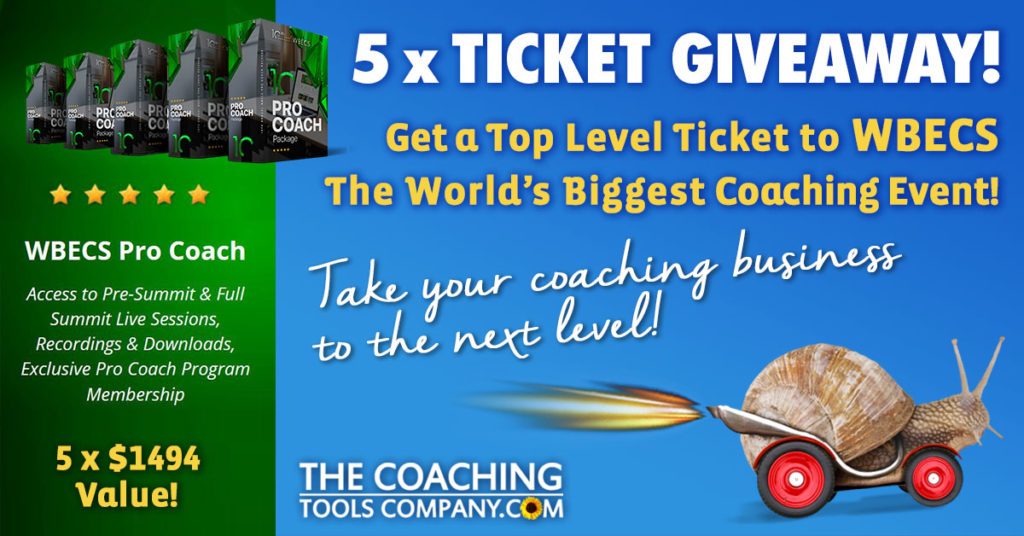 GIVEAWAY: 5 Chances to Win a Top Level "Pro Coach" WBECS Ticket for ...