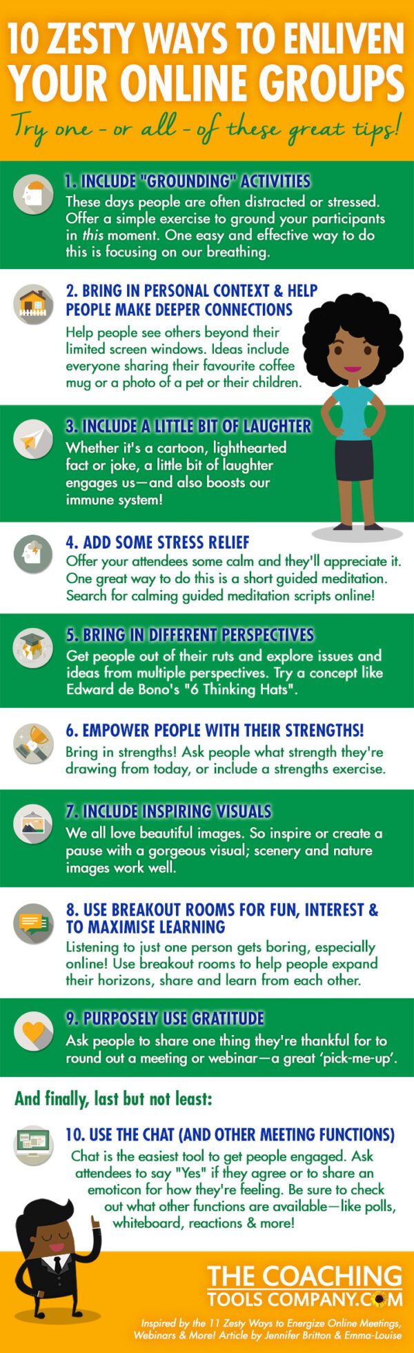 INFOGRAPHIC: 10 Zesty Ways to Enliven Your Online Groups | The ...